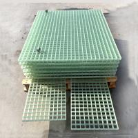 China ISO Resin Decorative FRP Grating Walkway Translucent Fiberglass GRP Grid 38mm for sale