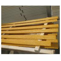 China Non-Slip FRP Pultrusion Strips 50mm Width High Strength Lightweight for Workshops for sale