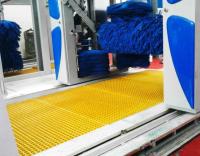 China Corrosion Resistant FRP Car Washing Grating Molded Technique 38mm Thickness Custom Cutting Service for sale