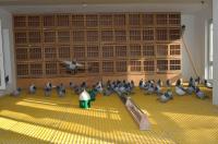 China Open Area 40% 80% FRP Livestock Grating for Poultry Bird Pigeon Flooring Solution for sale