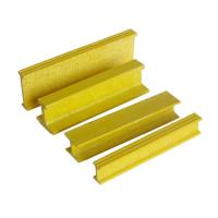 China High Strength FRP I Beam Profiles Custom Lengths 19x19mm to 110x50mm for sale