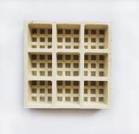 China Cutting Processing Service FRP Gritted Sand Fiberglass Grating Micro Mini Mesh Molded for sale
