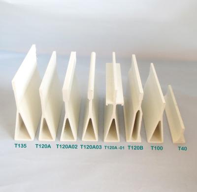 China FRP Pultrusion Support Beam for Sheep Farm Plastic Slatted Flooring 100mm 120mm 135mm 150mm for sale