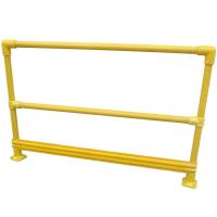 China FRP Round Tube Handrail 50mm UV-Resistant Fiberglass Pultrusion Fence for Industrial Guardrail for sale