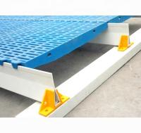 China FRP Pultrusion Support Beam for Sheep Farm Plastic Slatted Flooring 100mm 120mm 135mm 150mm for sale