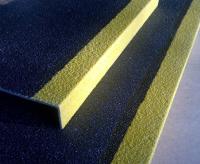 China FRP Anti-Slip Strips 50x4mm Fiberglass Plastic Water-Resistant for Stairs Industrial Safety for sale