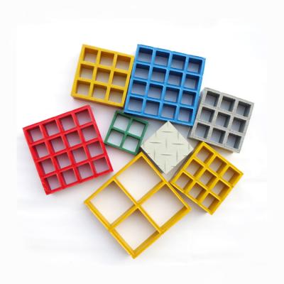 China Anti-Slip Concave Surface FRP Molded Grating 38mm for Chemical Resistant Industrial Flooring for sale