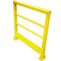 China Custom FRP Square Tube Handrail 40x40mm Corrosion Resistant Non Conductive for Chemical Plants for sale