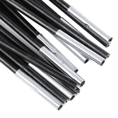 China Fiberglass Pultrusion Tent Poles 9.5mm 11mm Lightweight High Strength for Outdoor Camping for sale
