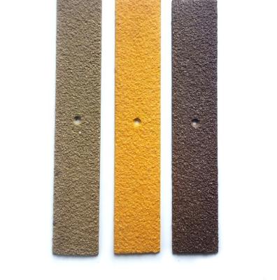 China 50mm Non Slip FRP Step Strip Pultrusion Technique Safety Decking Strip 11.6m for sale
