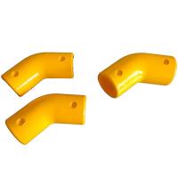 China FRP Round Tube Handrail Connectors Corrosion Resistant Non Conductive 3 Way 4 Way Joint for sale
