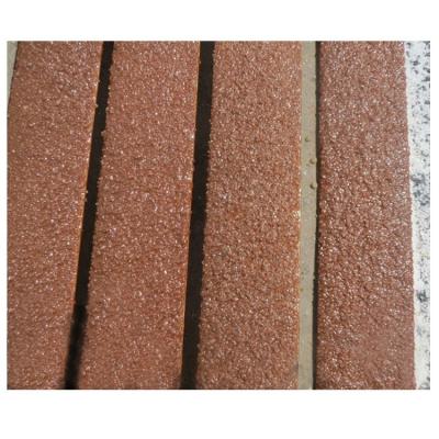 China Anti-Slip FRP Decking Strip UV Protection Fiberglass Gritted Surface 50mm 90mm 100mm for sale