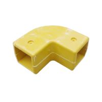 China Custom Size FRP Square Tube Fittings for Industrial Handrail Connectors 3 Way 4 Way for sale
