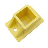 China Custom Size FRP Square Tube Fittings for Industrial Handrail Connectors 3 Way 4 Way for sale