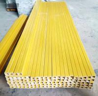 China Fiberglass Pultruded Profile for Road Sign Post with Custom Cutting Service 50x50x4mm for sale