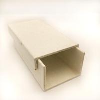 China GRP Fiberglass Cable Tray 100mm 200mm 300mm Weather Resistant FRP Channel Wire Trough for sale