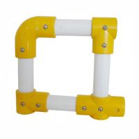 China FRP Composite Fence Fiberglass Round Tube Handrail 38mm Corrosion Resistant Easy Installation for sale