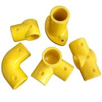 China FRP Composite Fence Fiberglass Round Tube Handrail 38mm Corrosion Resistant Easy Installation for sale
