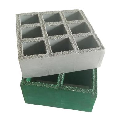 China FRP Mould Walkway Grating Custom Colors Anti-Slip Sand Gritted Surface 38mm for sale