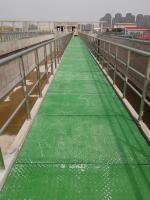 China FRP Mould Walkway Grating Custom Colors Anti-Slip Sand Gritted Surface 38mm for sale