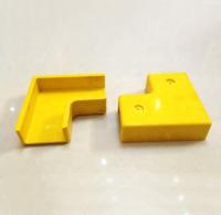 China UV Protection FRP Elbow Fittings for 50mm Round Tube Handrail Fence Guardrail for sale