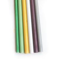 China Customized Solid Fiberglass Rod 6.9mm to 51mm Anti-Corrosion Pultrusion FRP Stake for sale
