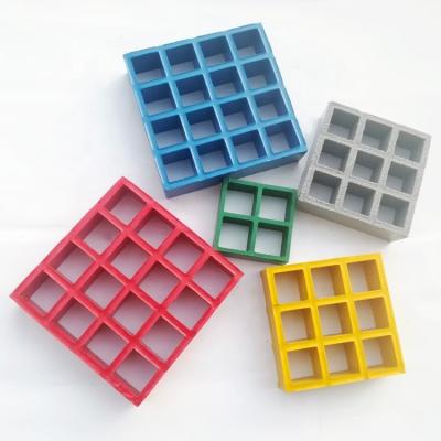 China Custom Color FRP Molded Grating 38mm Height Lightweight Corrosion Resistant Industrial Platform for sale