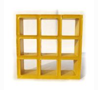 China Custom Color FRP Molded Grating 38mm Height Lightweight Corrosion Resistant Industrial Platform for sale