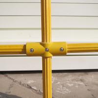 China FRP Fiberglass Composite Handrail 36mm Diameter Round Tube for Stair Railings Industrial Use for sale