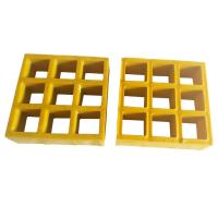 China Custom Color FRP Molded Grating 38mm Height Lightweight Corrosion Resistant Industrial Platform for sale
