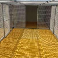 China Custom Color FRP Molded Grating 38mm Height Lightweight Corrosion Resistant Industrial Platform for sale