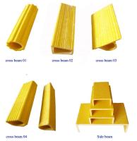 China High Strength FRP Channel Profile for Ladder Rails 1m to 11.6m Custom Lengths for sale