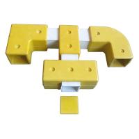 China FRP Square Tube Handrail System 38mm x 38mm Corrosion Resistant Non Conductive for sale