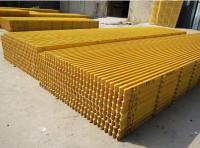 China Pultruded FRP Grating Sheet 38mm Height for Wastewater Treatment Plant Durable for sale