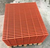 China Pultruded FRP Grating Sheet 38mm Height for Wastewater Treatment Plant Durable for sale