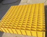 China Pultruded FRP Grating Sheet 38mm Height for Wastewater Treatment Plant Durable for sale