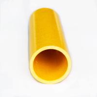 China Pultruded FRP Fiberglass Round Tube 18x11mm to 150x9.5mm for Water Treatment for sale