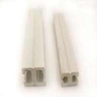 China High Strength GRP Profiles for Wastewater Treatment UV Protection Slide Rail 30x30mm for sale