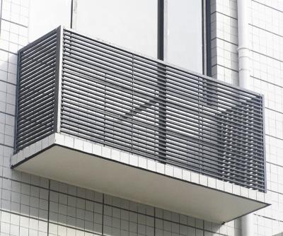 China Anti-Aging FRP Fiberglass Composite Balcony GRP Grating Fence 38mm 50mm High for Industrial Use for sale