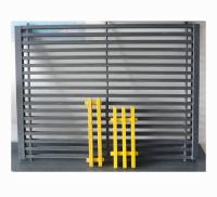China Anti-Aging FRP Fiberglass Composite Balcony GRP Grating Fence 38mm 50mm High for Industrial Use for sale