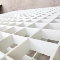 China Light Weight Glass Fiber Plastic Grating FRP Ceiling Panel with Pultruded Technique for sale