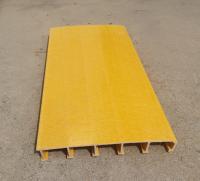 China Pultruded FRP Grating Walkway 40mm Height for Chemical Plant Trench Drain Cover for sale