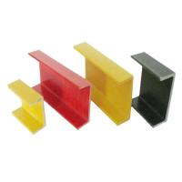China Pultruded FRP Composite Channel Profile 50x32x5mm for Industrial Structural Support for sale