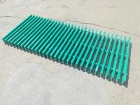 China Pultruded FRP Trench Drain Grating 38mm Height Corrosion Resistant Walkway for sale