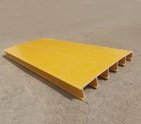 China Pultruded FRP Trench Drain Grating 38mm Height Corrosion Resistant Walkway for sale