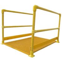 China FRP Round Tube Handrail Corrosion Resistant Non-Conductive Custom Length for Safety for sale