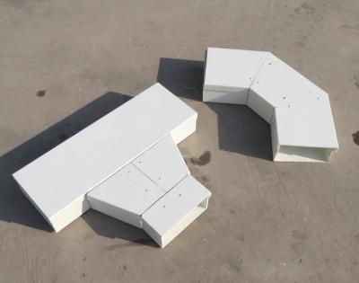 China FRP Pultruded Fiberglass Channel Cable Tray 100mm 200mm 300mm Wide for Easy Maintenance for sale