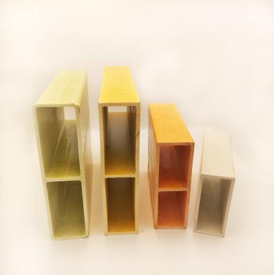 China FRP Roof Purlin Profile 110x50x4.5mm High Load Bearing Fiberglass Structural Beam for Industrial Support for sale