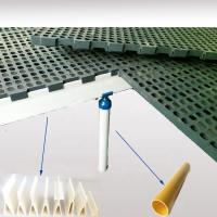 China GRP Fiberglass FRP Poultry Broiler Slat Floor Support Beam T120A Pultrusion for sale
