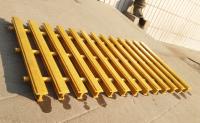 China FRP Pultruded Grating T Bars 25mm to 65mm Height for Slip-Resistant Fire-Retardant Flooring for sale